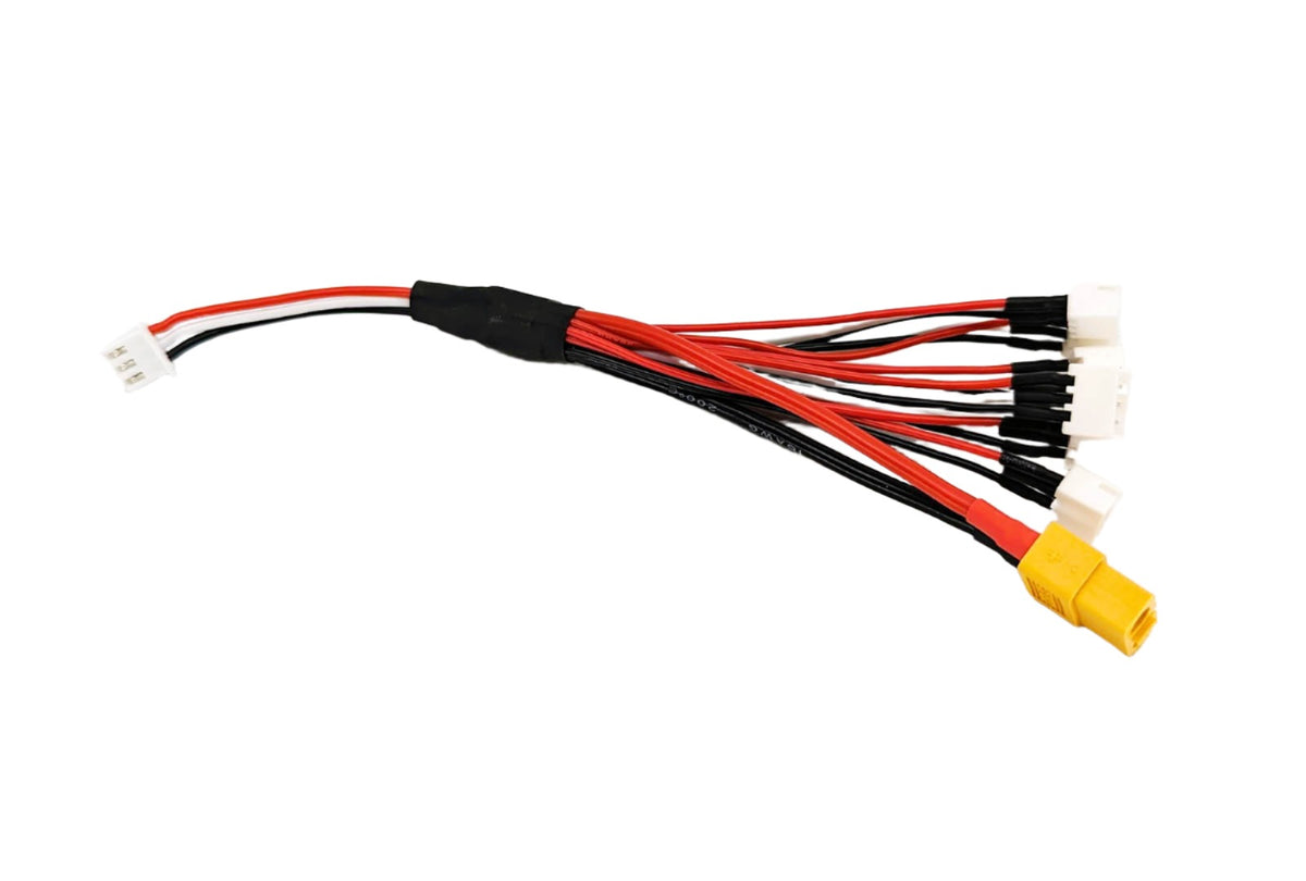 Parallel (6x) 2S JST-XH Charge & Balance Cable - ProgressiveRC