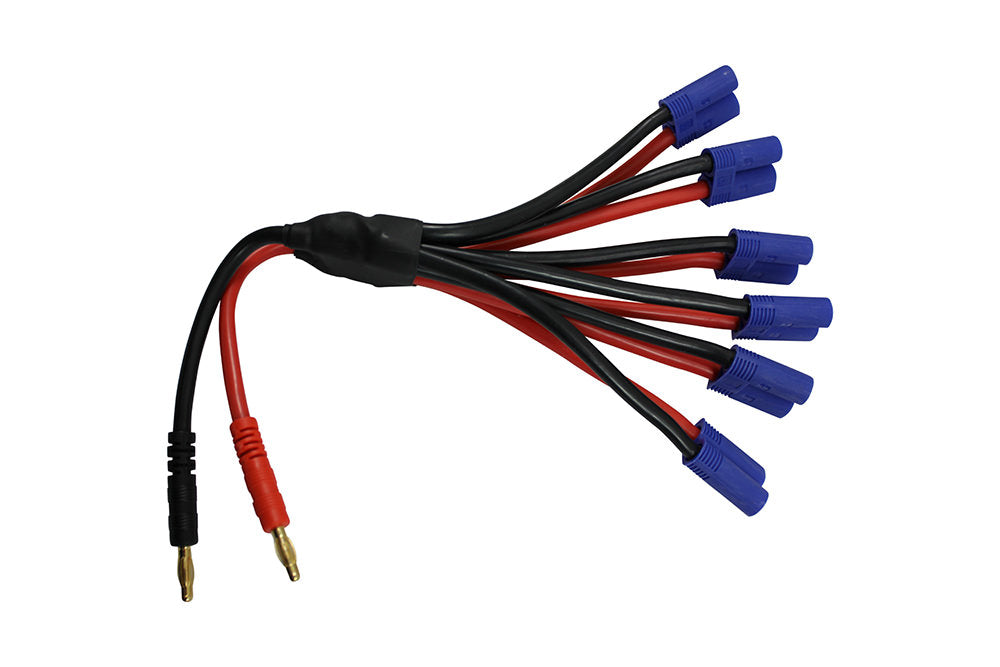 Parallel (6x) EC5 Charge Cable - ProgressiveRC