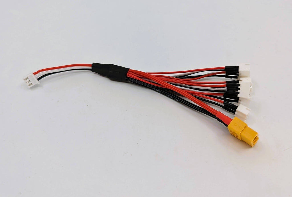 Parallel (6x) 2S JST-XH Charge & Balance Cable - ProgressiveRC