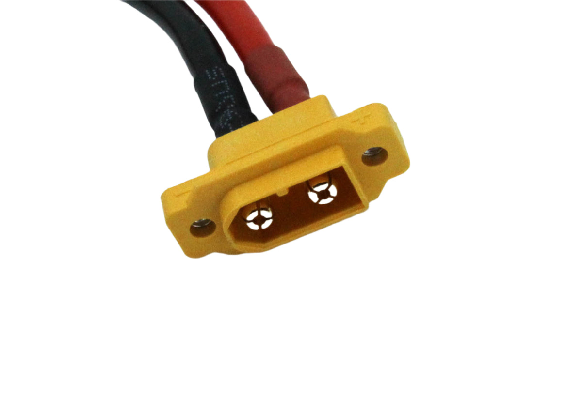 Panel Mount XT60 to Male XT90 Cable – ProgressiveRC
