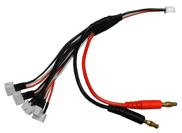 Parallel (6x) 2S JST-XH Charge & Balance Cable - ProgressiveRC