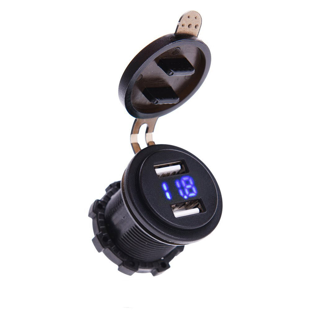 Panel-Mount Quick-Charge 3.0 USB Port and Voltmeter for PRC Cases ...